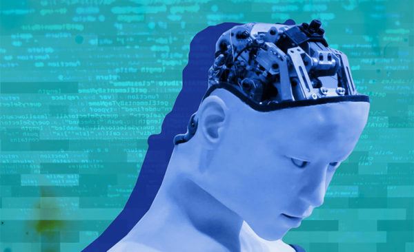 Timeline diagram of artificial intelligence history.