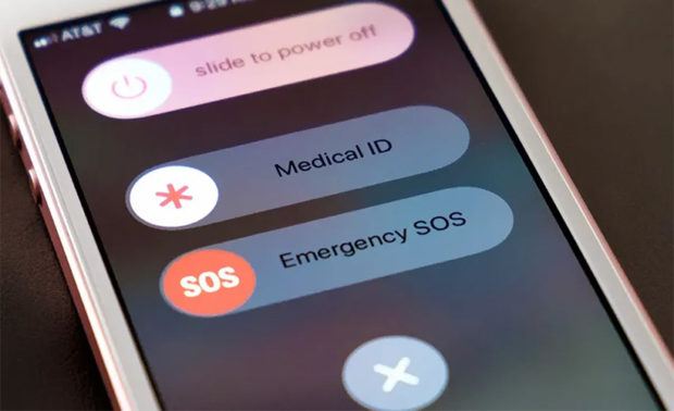 This option allows the user to quickly contact emergency services or ...